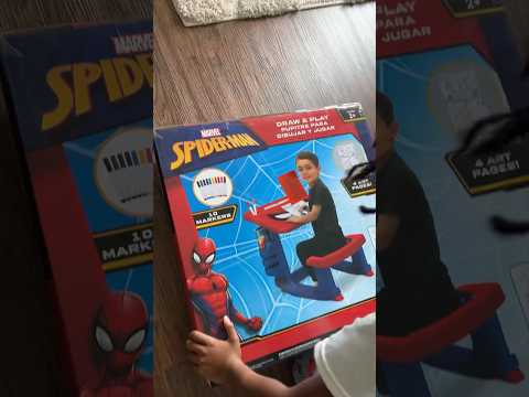 New Spider-Man Desk for my 1 year old ❤️