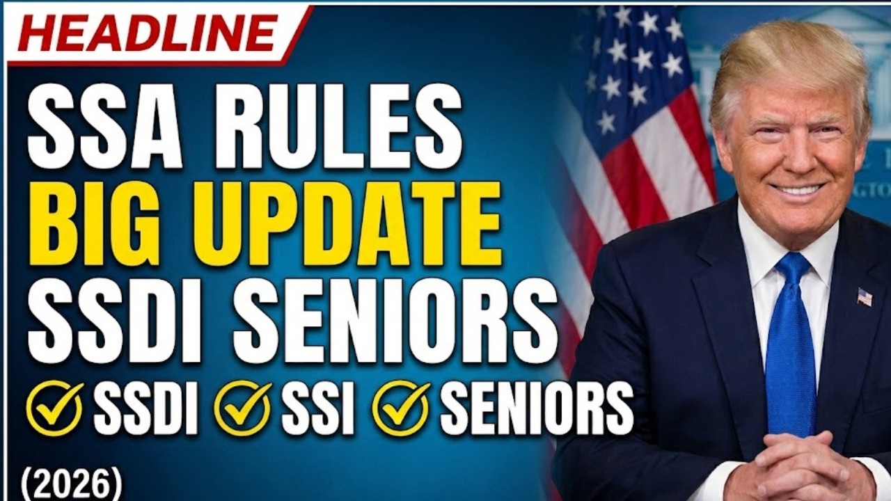 SSA Rule Change Starts Today (2026) — Major Update for SSI, SSDI & Social Security Seniors