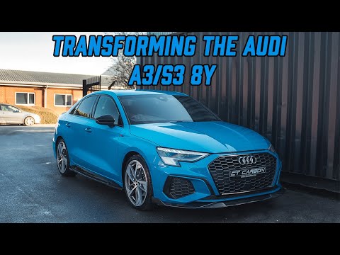 Audi 8Y S3/A3-S Line Transformation: Carbon Fibre Kit Fitting | CT Carbon
