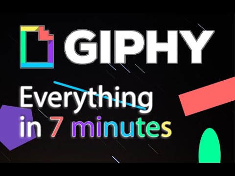 Giphy - Tutorial for Beginners in 7 MINUTES! [ 2020 updated ]