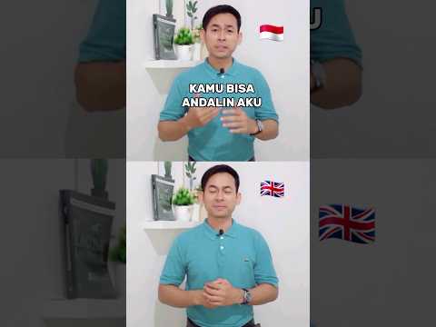 Bahasa inggrisnya KAMU BISA ANDALIN AKU #foryou #belajarbahasainggris #shorts