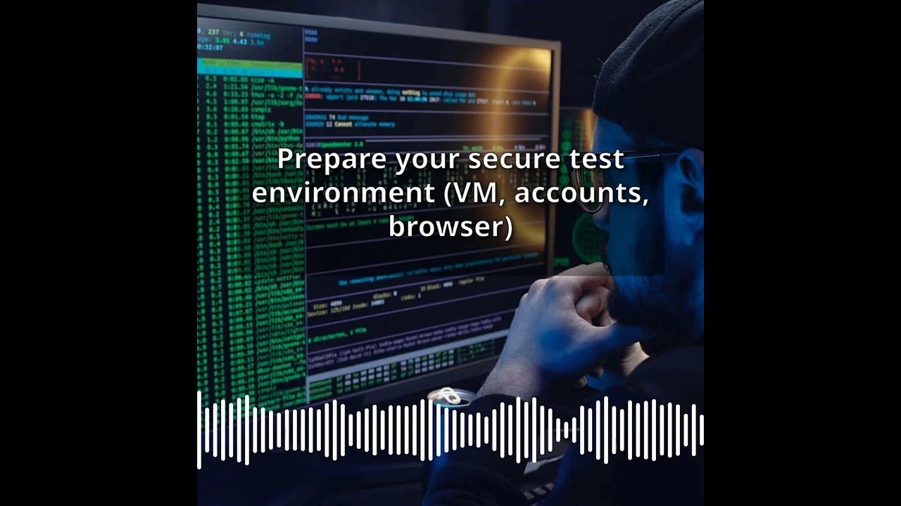 Prepare your secure test environment (VM, accounts, browser) | CyberSecurity & DevSecOps Expert:...