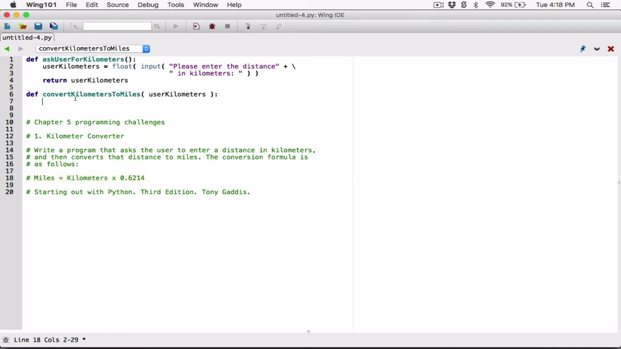 5.1. Kilometer Converter - Python