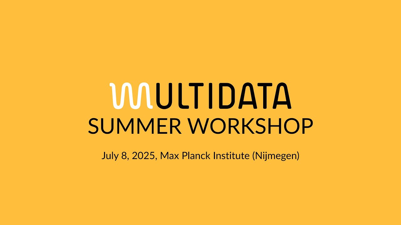 MULTIDATA Summer Workshop 2025 – Intro & Session 1: Aligned Transcriptions and Speech Metrics