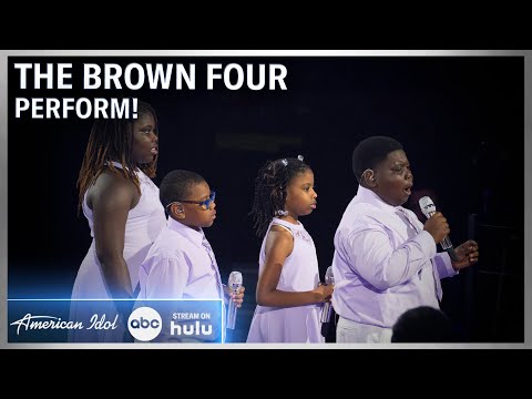 The Brown Four Sing Gospel Hymns with Joy | American Idol