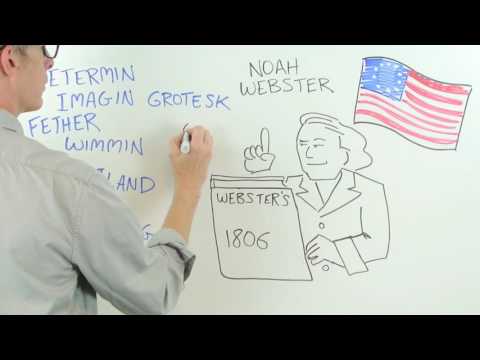 How British and American Spelling Parted Ways