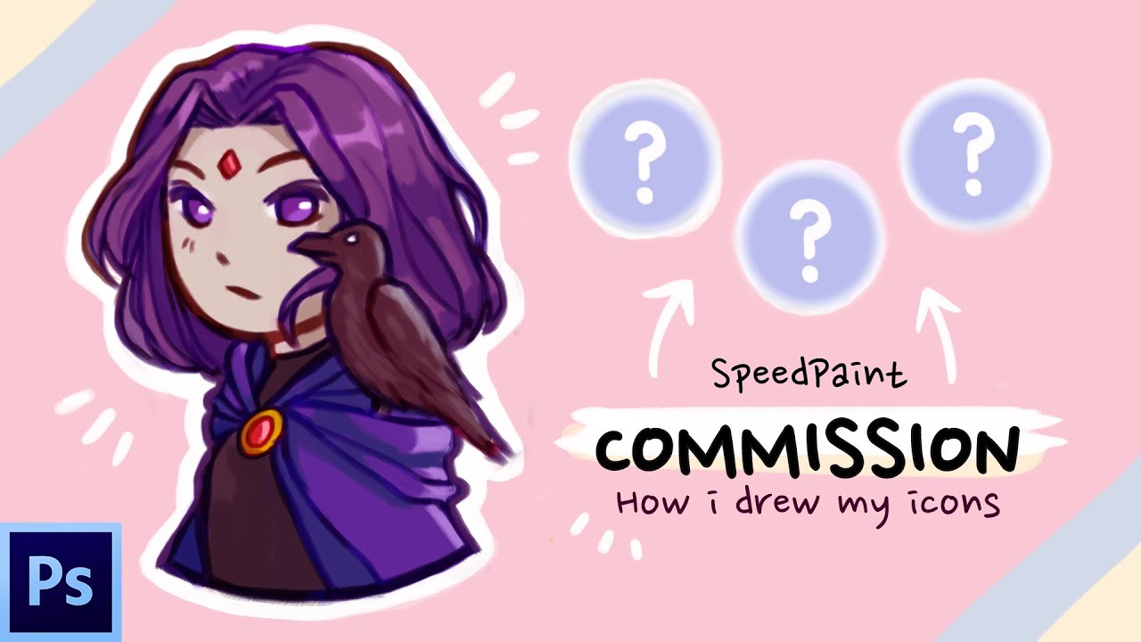 -ˋˏ Speedpaint | Icon Commission ˎˊ-