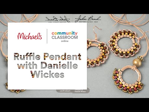 Online Class: Ruffle Pendant with Danielle Wickes | Michaels