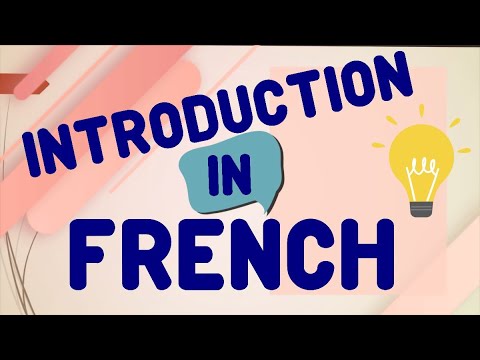 How to Introduce Yourself in French | Basic French | Formal and Informal way | Got It