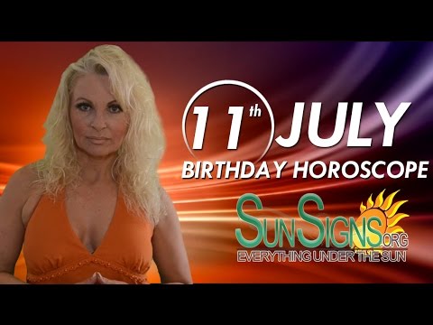 July 11th Zodiac Horoscope Birthday Personality - Cancer - Part 1