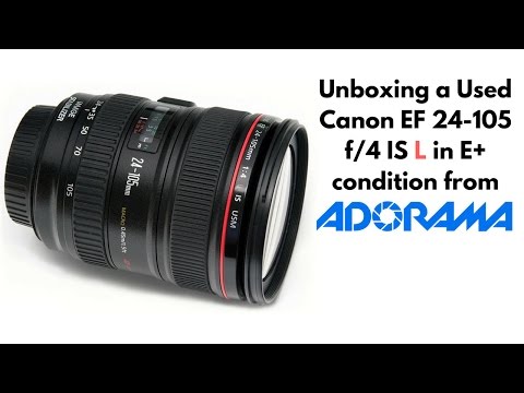 Used Canon EF 24-105mm f/4 L IS USM lens from Adorama in E+ Condition