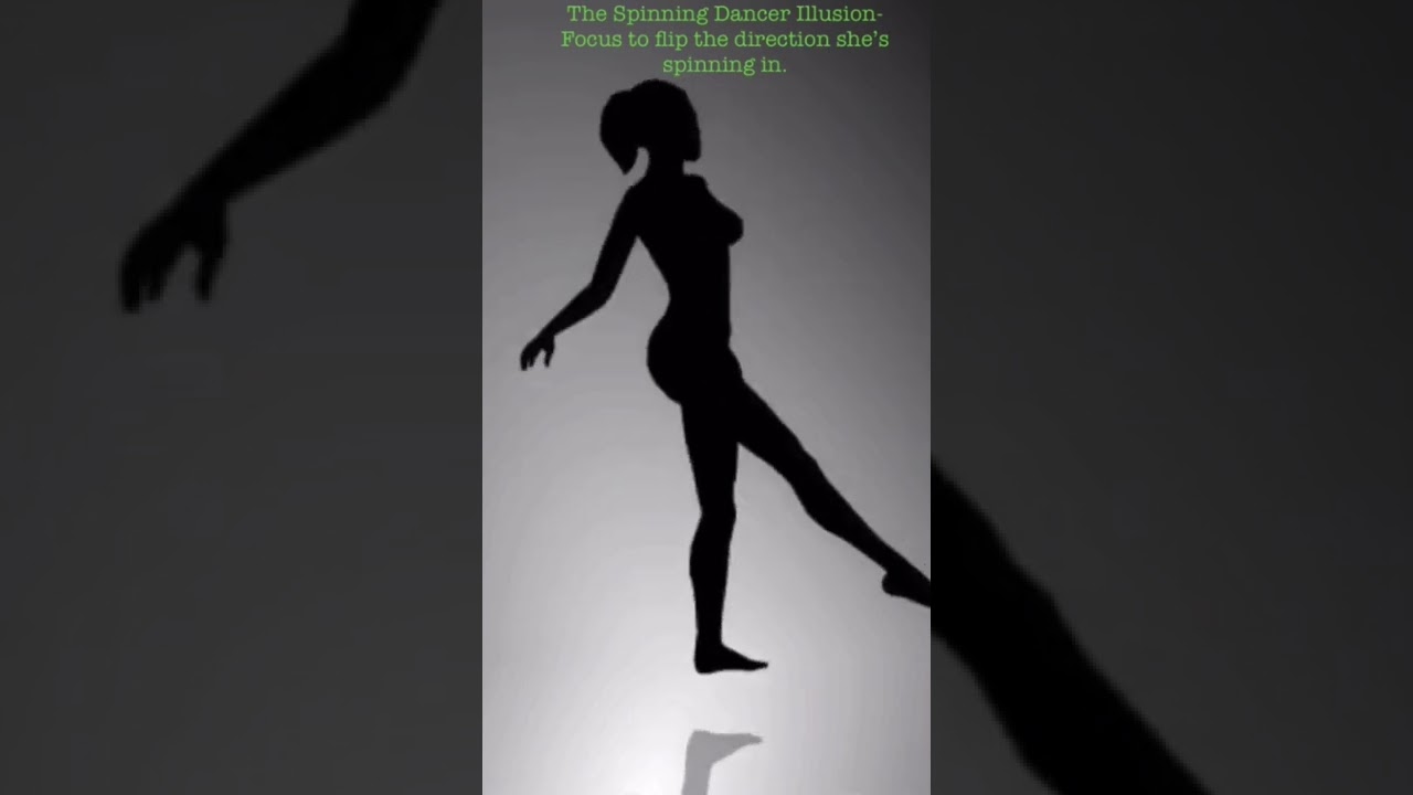 The Spinning Dancer Illusion #fyp #shorts #illusion