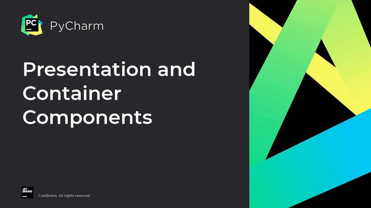 Step 12 - React tutorial: Presentation and container components