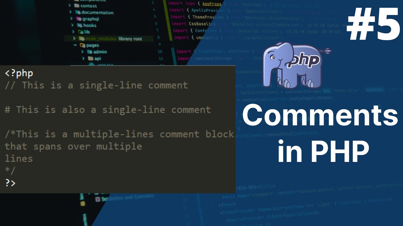 comments in php | php tutorial for beginners full - 5 | php tutorial | php full course #php