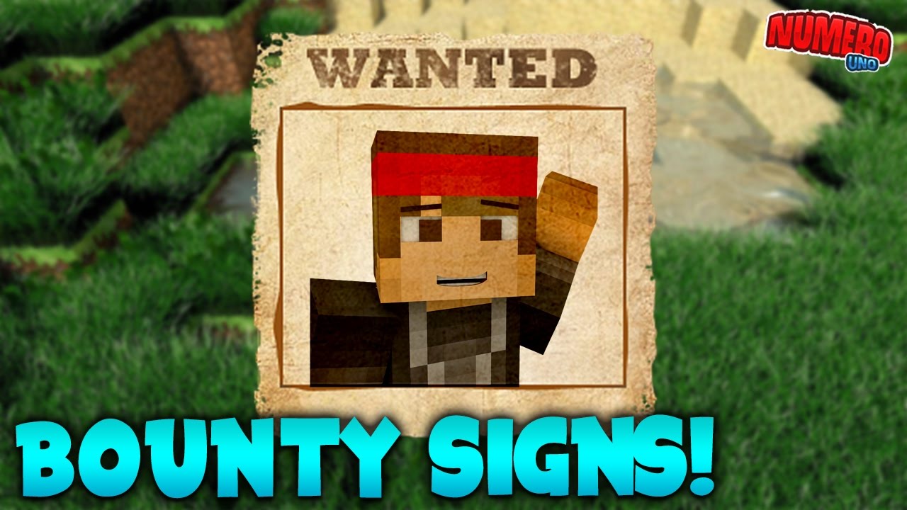 BOUNTY SIGNS! | Minecraft Plugin Tutorial