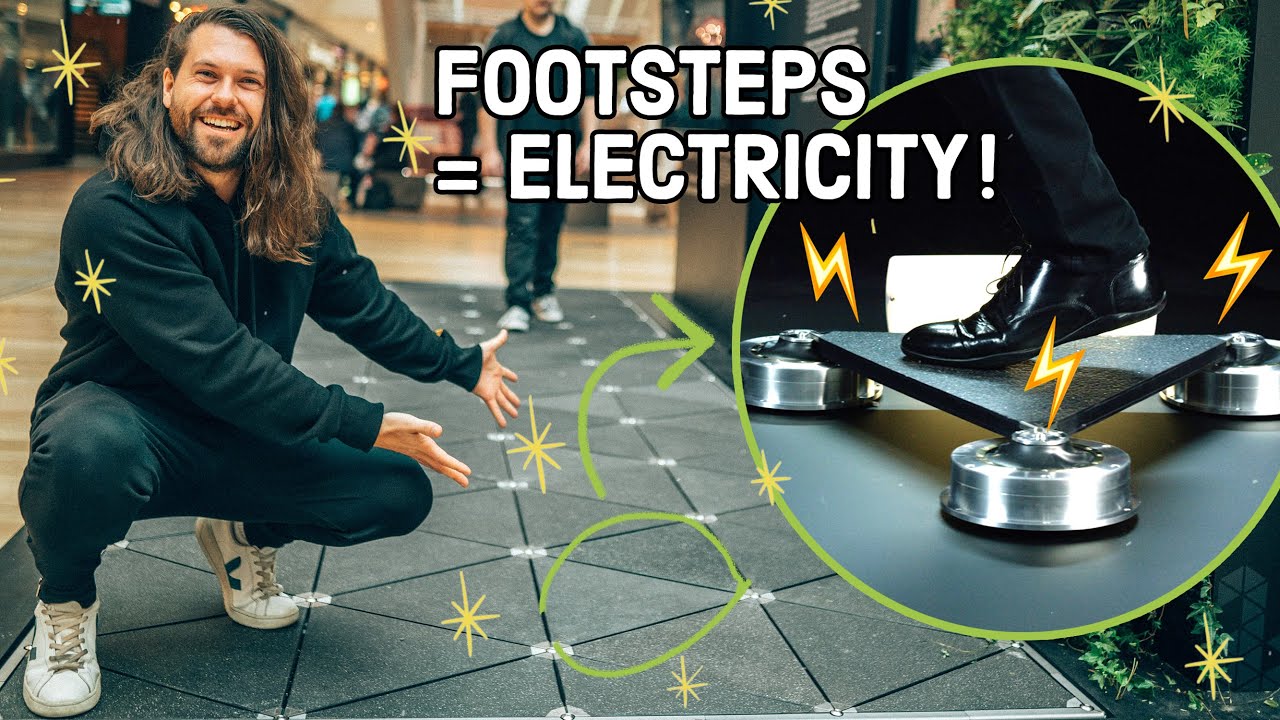 This Street Turns Footsteps Into Electricity!