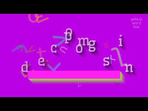 How to say "decomposing"! (High Quality Voices)