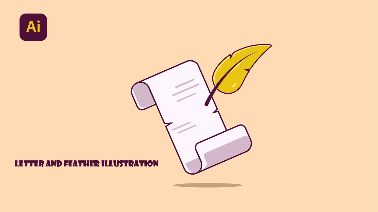 How To Draw Parchment Scroll art in Adobe illustrator