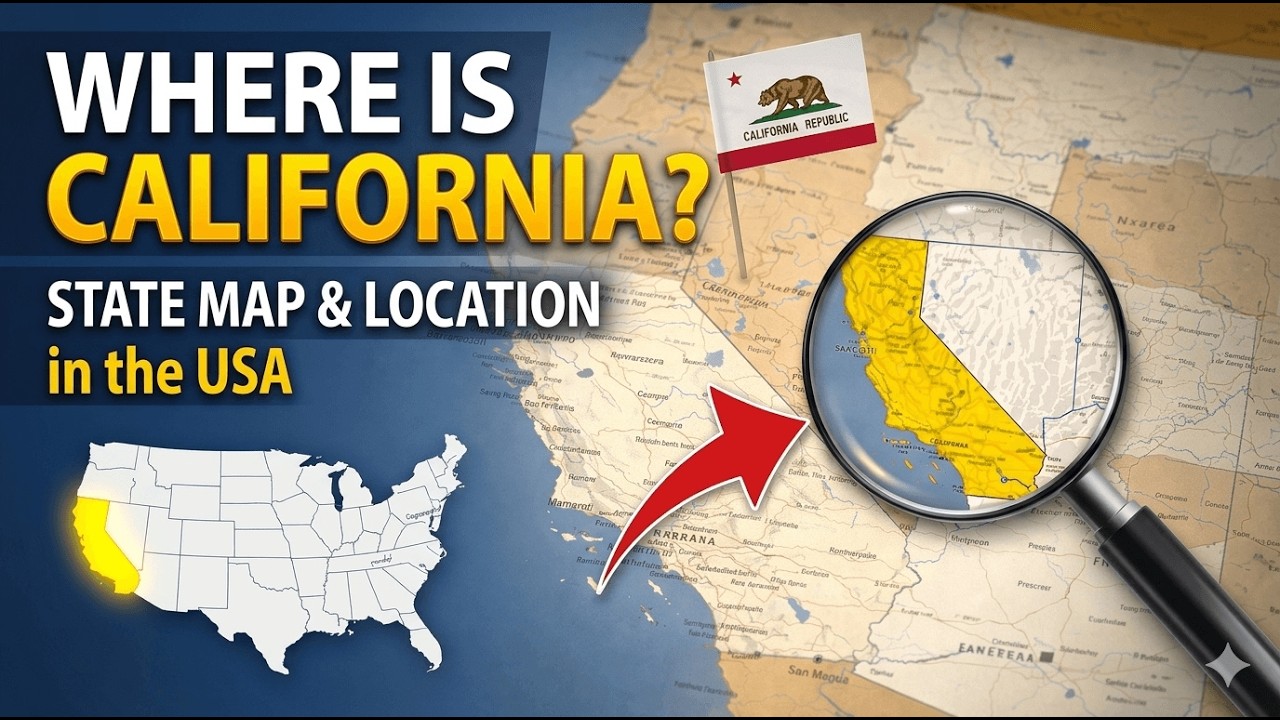 WHERE IS CALIFORNIA LOCATED? Full Map with Cities & USA Location Guide