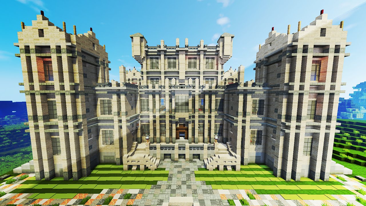 THE WAYNE MANOR (w/ Batcave + BatGear!) - Minecraft Maps & Mods