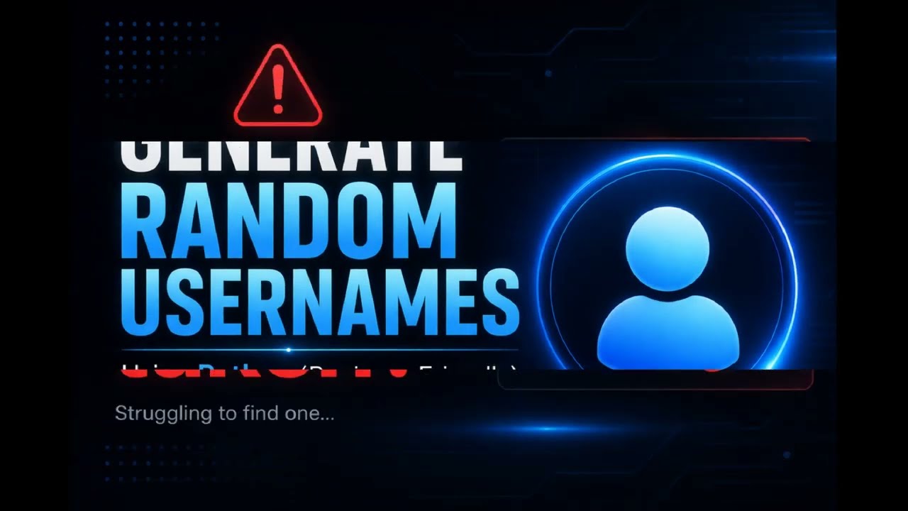 Generate Random Usernames with Python (Beginner Tutorial)