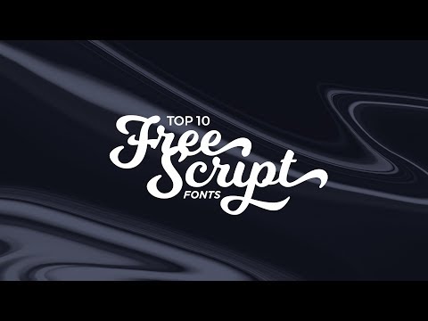 Top 10 Best FREE Script Fonts
