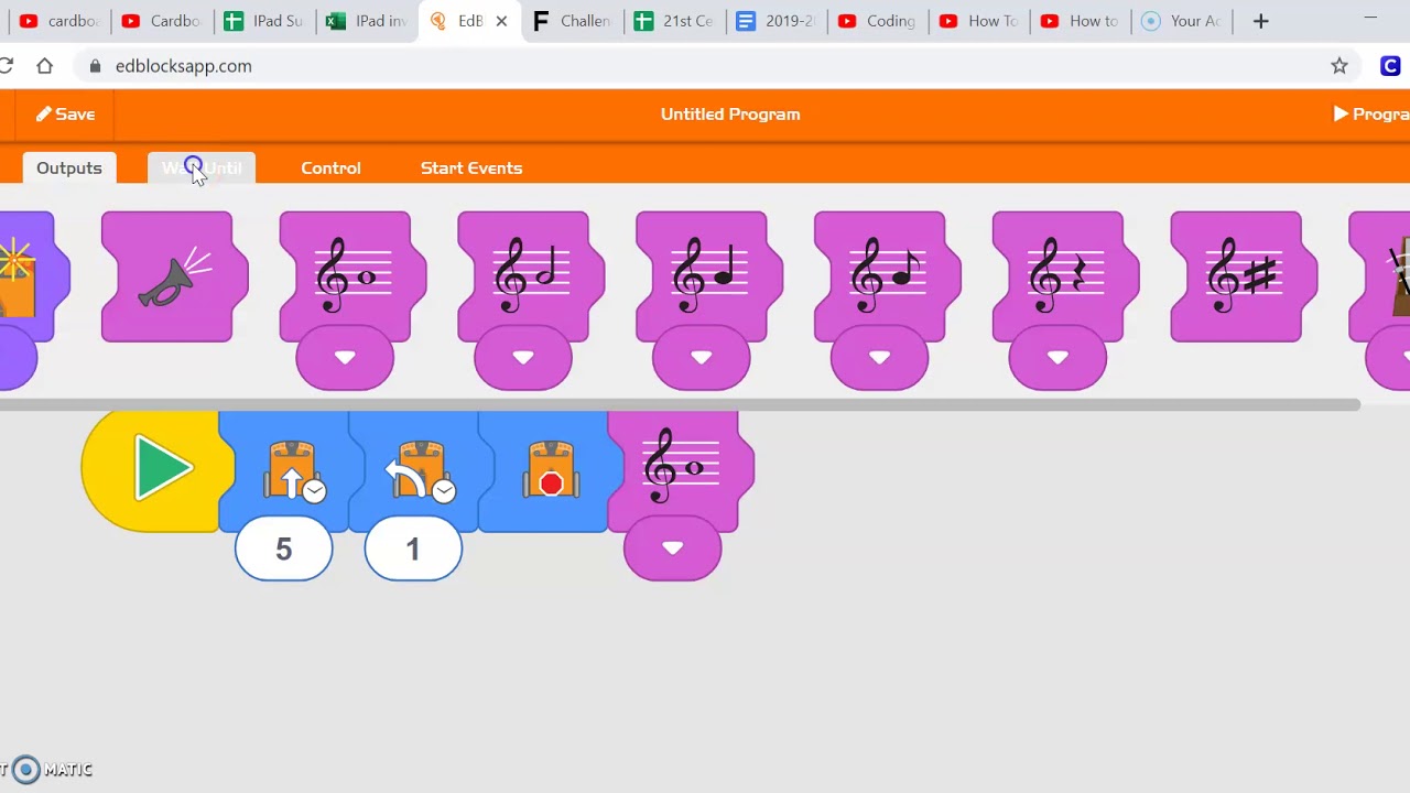 Edison Robot Coding Tutorial