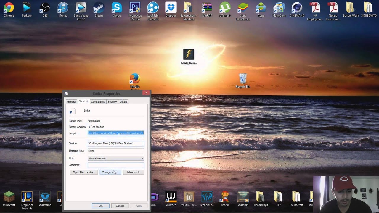 How To Fix Your Desktop SMITE Icon (Any Icons Really)