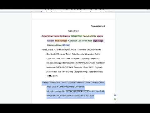 Works Cited entry for a Database Article, MLA 9th edition
