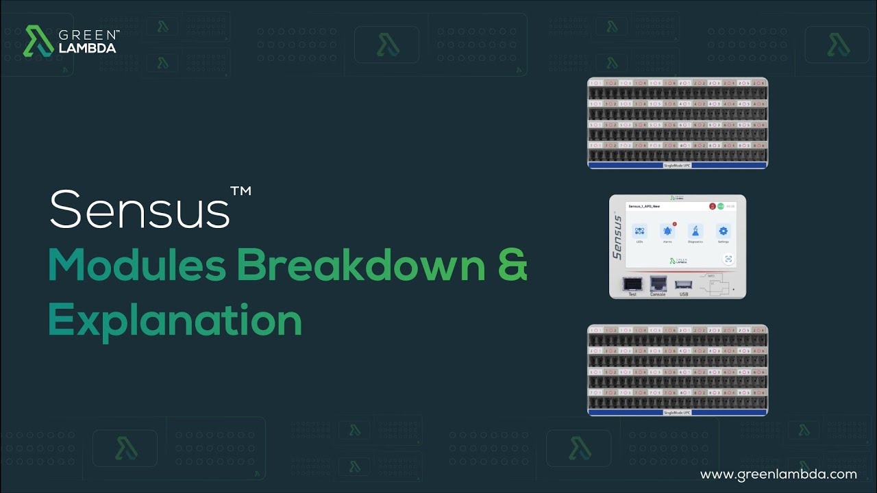 Sensus™– Modules Breakdown and Explanation