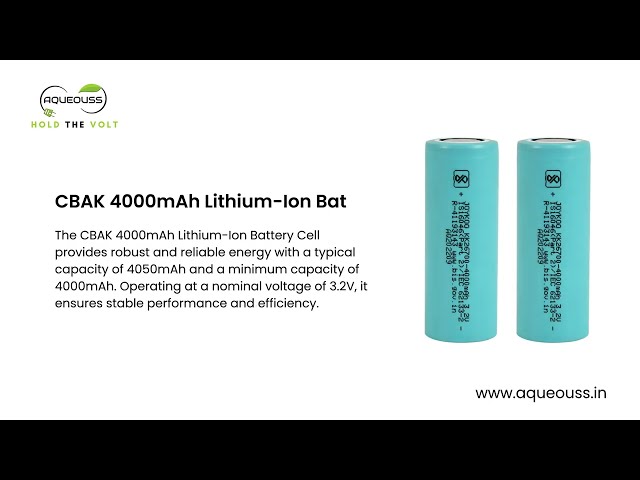 Lithium-Ion and LiFePo4 Cells - CBAK 4000mAh Lithium-Ion Battery Trader ...