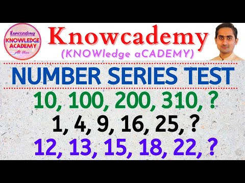 Number Series Intelligence Test | IQ Test | MCQs Based
