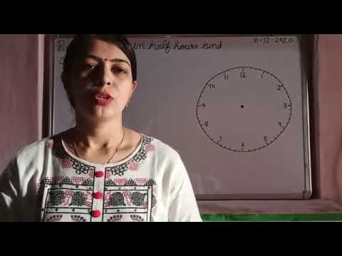 CLOCK- TIME, READ AND WRITE QUARTER PAST, HALF PAST AND QUARTER TO