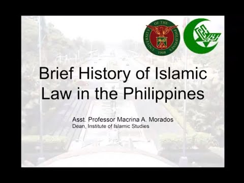 UP TALKS | Brief History of Islamic Law in the Philippines | Macrina Morados