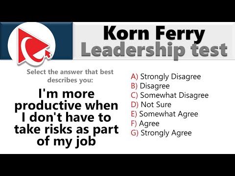 How to Pass KORN FERRY LEADERSHIP ASSESSMENT TEST - Questions and Answers with Solutions