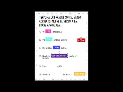Spanish Regular Verbs Conjugations Google Drive Activities