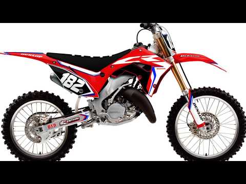 Restyled Plastics and Graphics 2002-2007 Honda CR125-250