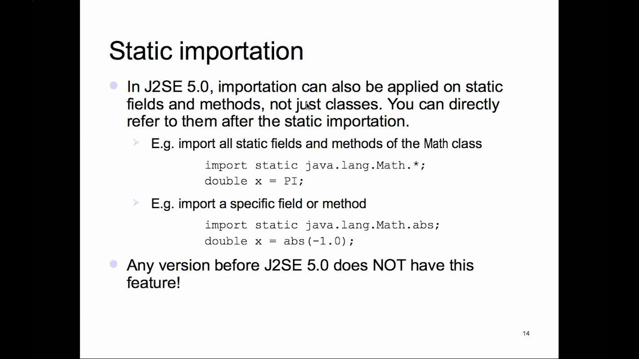 Java Programming - Lecture 3