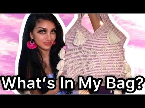 WHAT'S IN MY BAG? Woven Boho Tassel Tote | How I Pack for Everyday / Overnight /Weekend