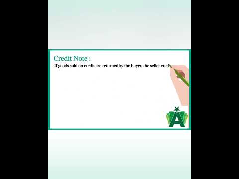 Credit Note #youtubeshorts #viral #accounts