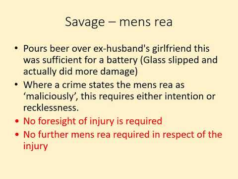 s.47 Assault Occasioning Actual bodily harm