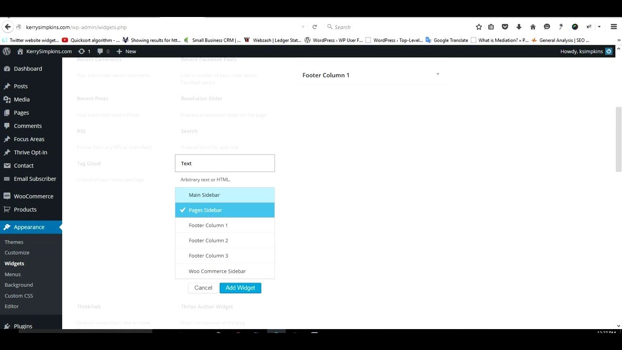Twitter Feed Widget without  Plugin