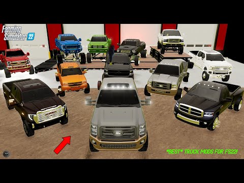 TOP 10 LIFTED TRUCK MODS FOR FARMING SIMULATOR 22!