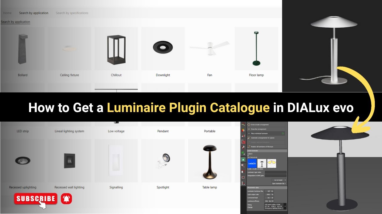 How to get Luminaire Plugin Catalogue in DIALux Evo