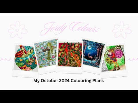 My Colouring Plans for October 2024