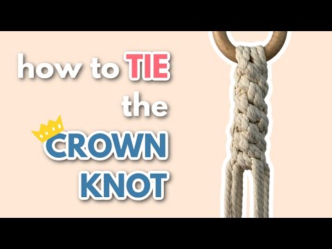 Macrame Crown Knot // Step by Step Tutorial!