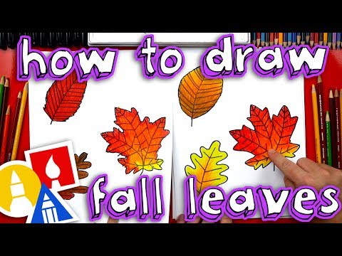 How To Draw Fall Leaves