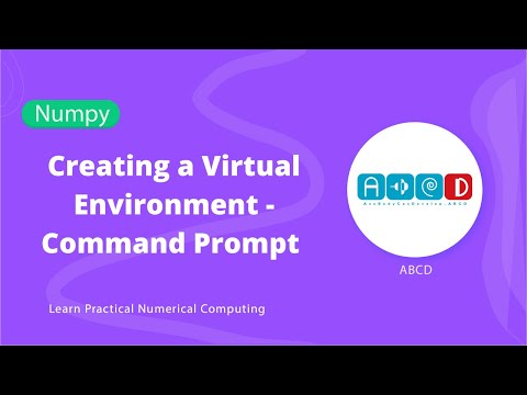 Creating a Virtual Environment-Command Prompt