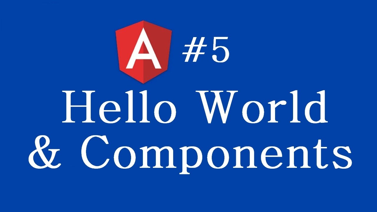 Angular 2 Tutorial - 5 - Understanding Hello World and Components