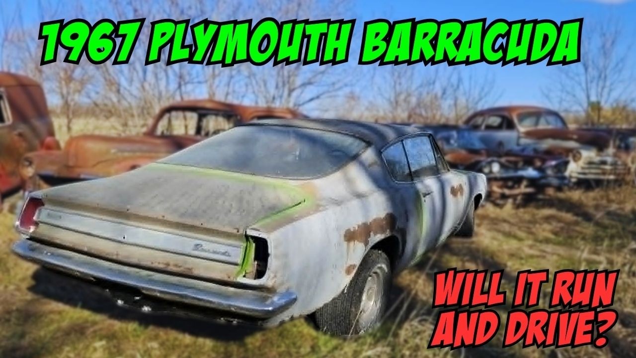 Abandoned 1967 Plymouth Barracuda Will it Run and Drive?